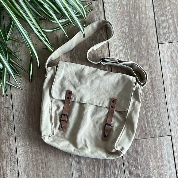 Bags | Nwot Canvas Adjustable Satchel | Poshmark